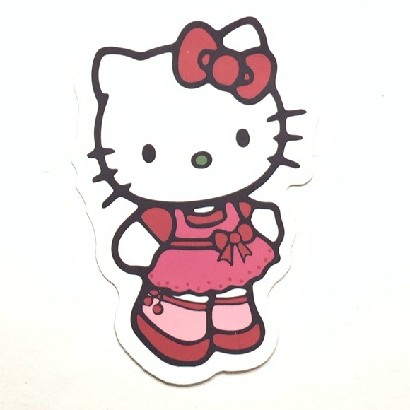 Accessories | Hello Kitty Vinyl Sticker | Poshmark